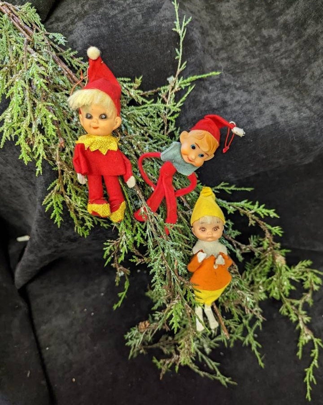 Retro Elf Ornaments - 3 Elves SOLD SEPERATELY - Etsy