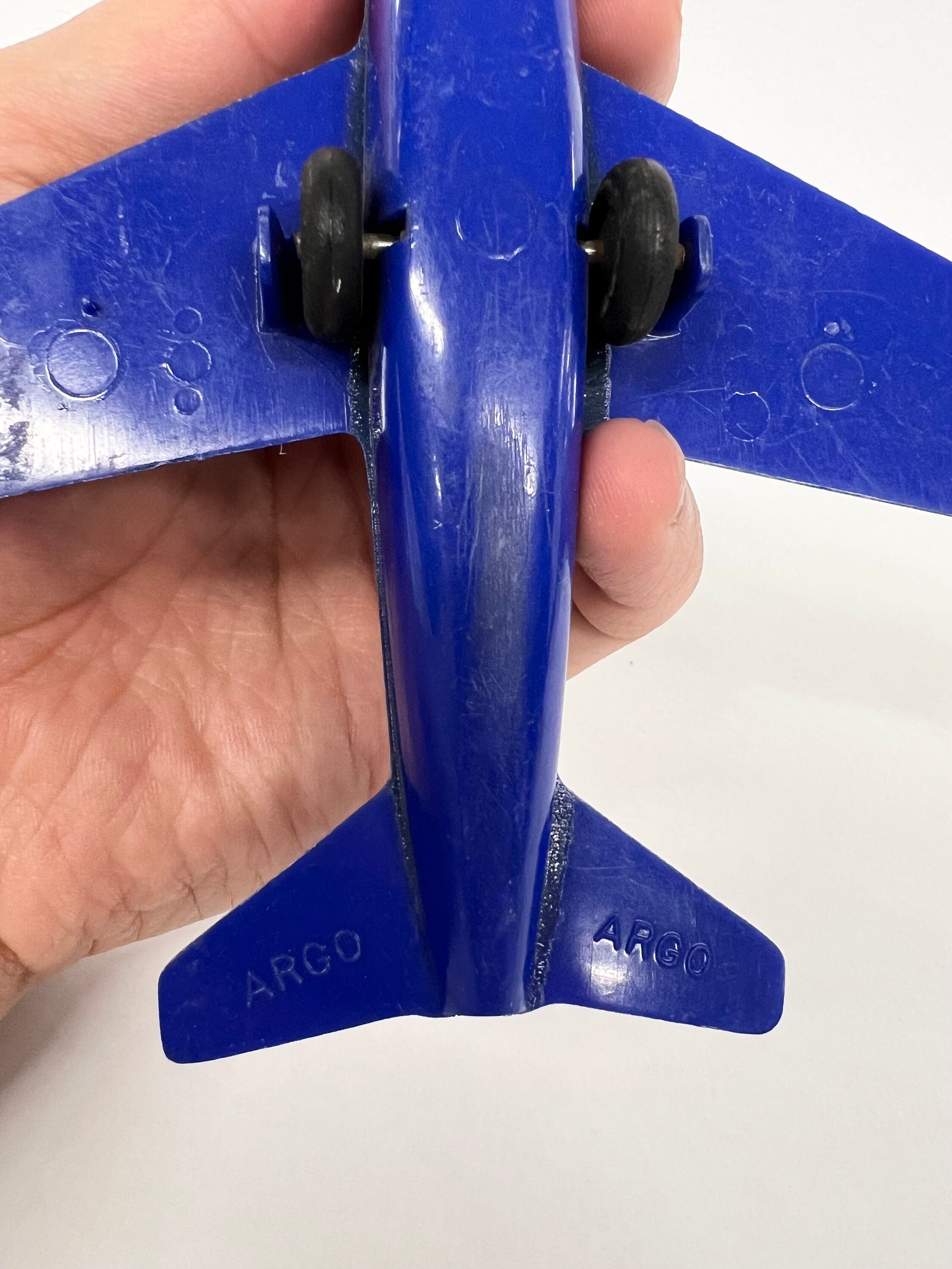 USAF Plastic Blue Fighter Jet - Argo Plastic Fighter Jet - Propeller ...