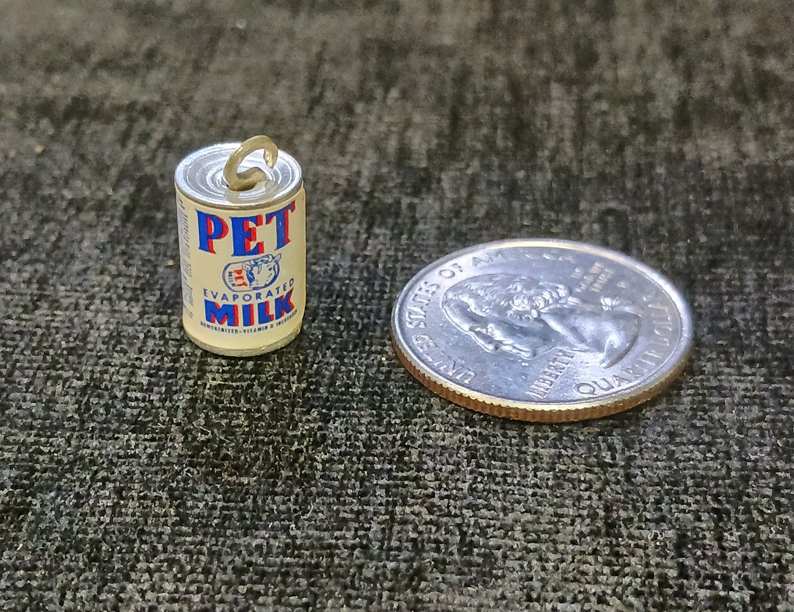 Miniature Pet Milk Can Vintage Dollhouse Item Vintage Charm of Pet Milk ...