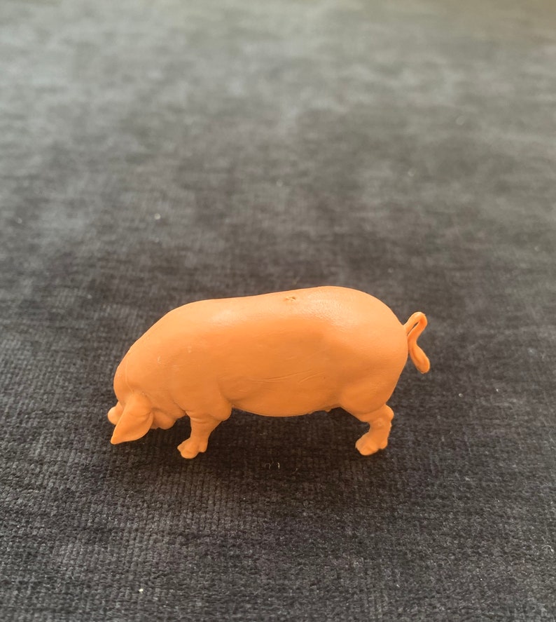 Mama and Baby Pig Toy Figurine-set of 2 Britains LTD 1971 Vintage ...