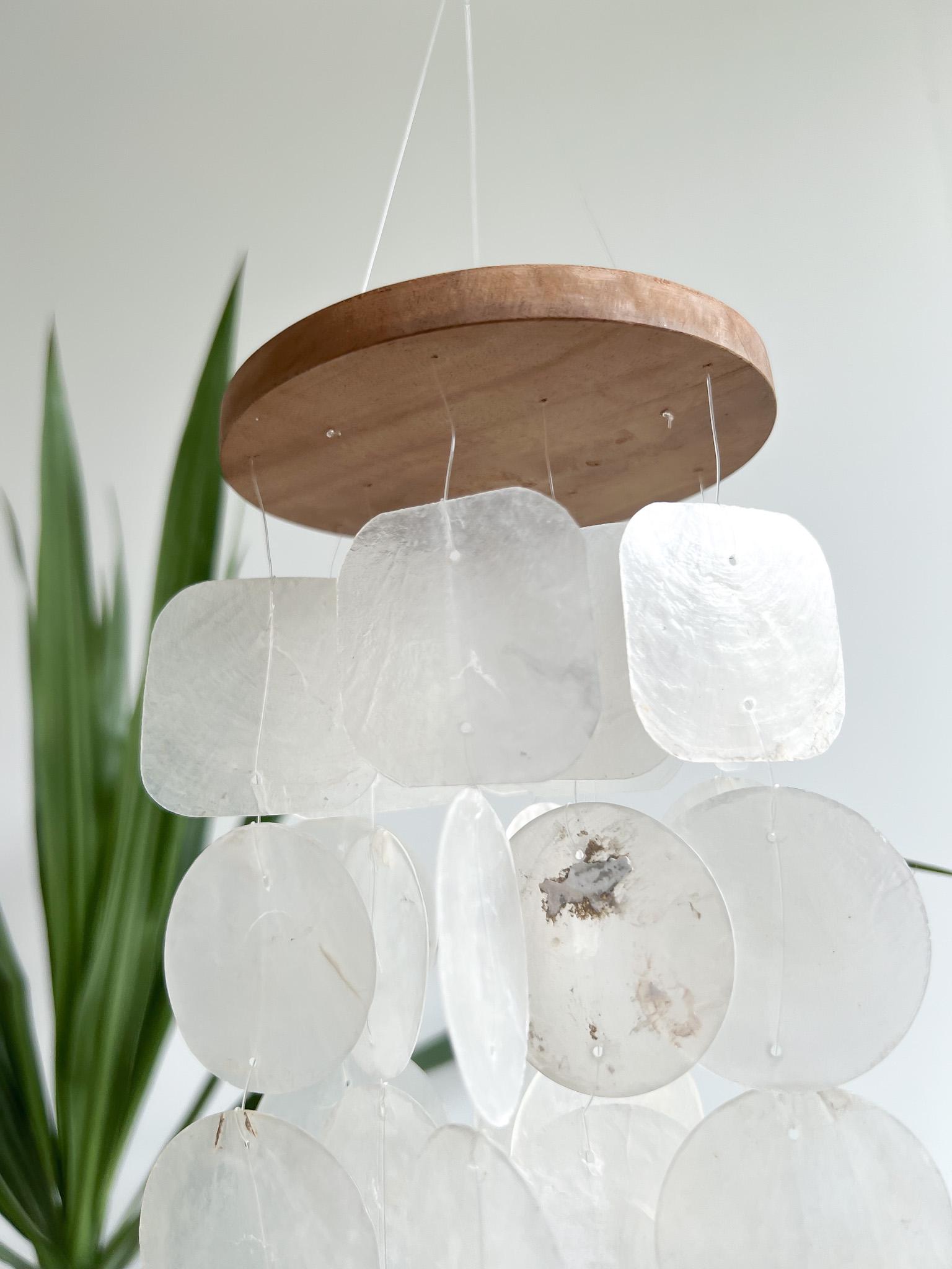 Capiz Shell Wind Chimes in Natural - Etsy