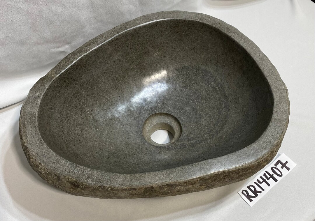 Hand-crafted, Natural River Rock Vessel Sink, Stone Sink - Etsy