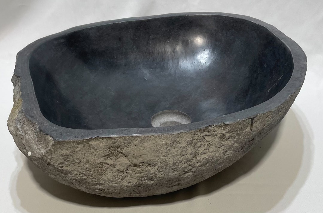 Natural River Rock Vessel Sink - Etsy