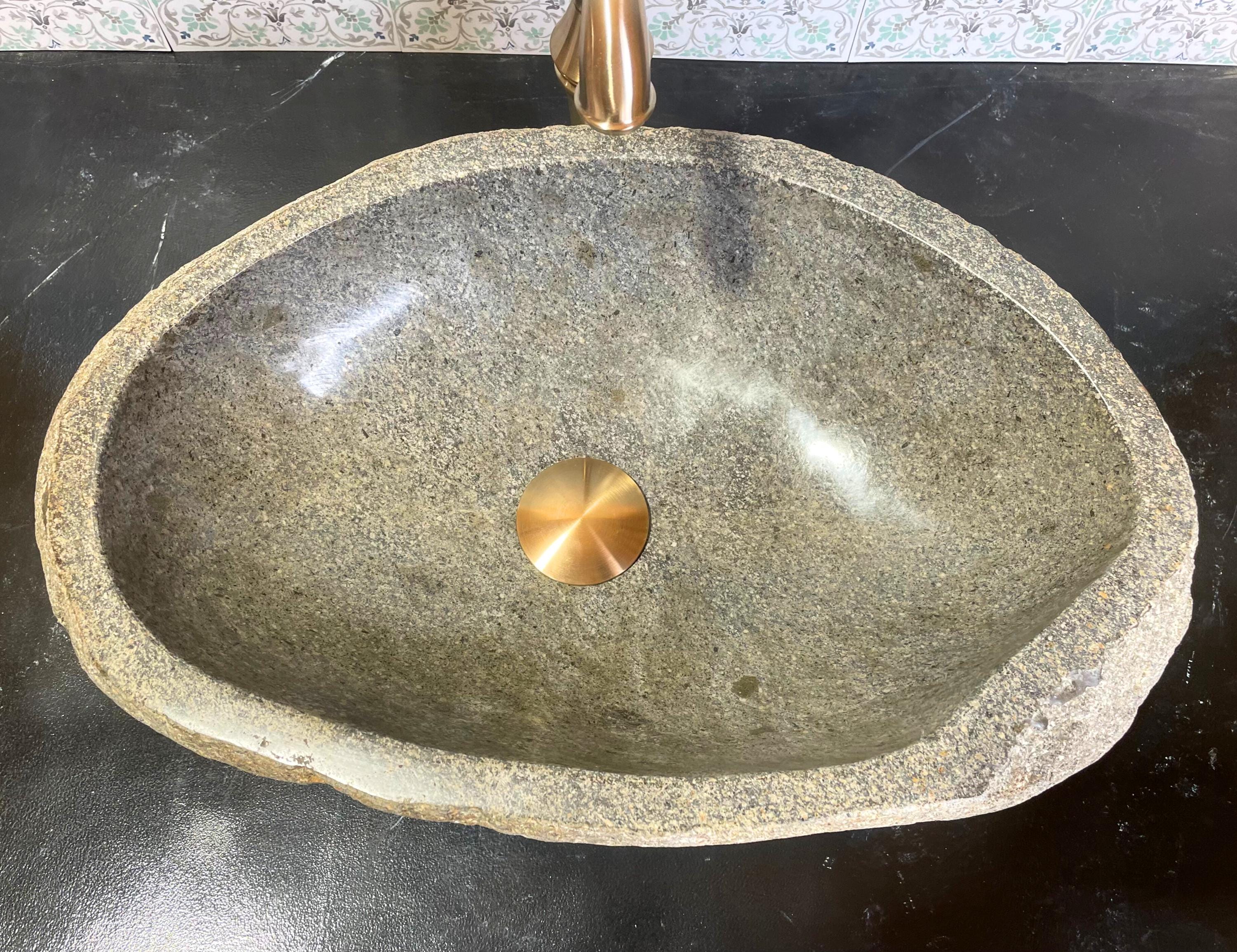 Natural River Rock Vessel Sink - Etsy