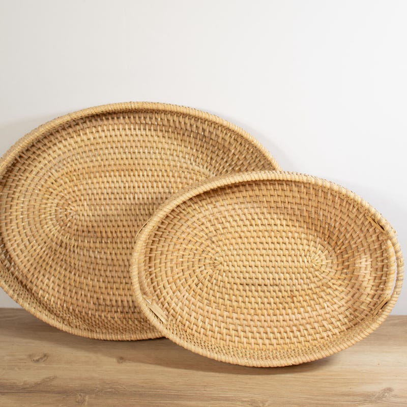 Wicker Tray - Etsy