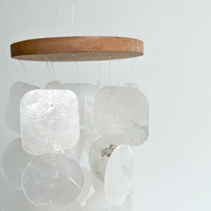 Capiz Shell Wind Chimes in Natural - Etsy