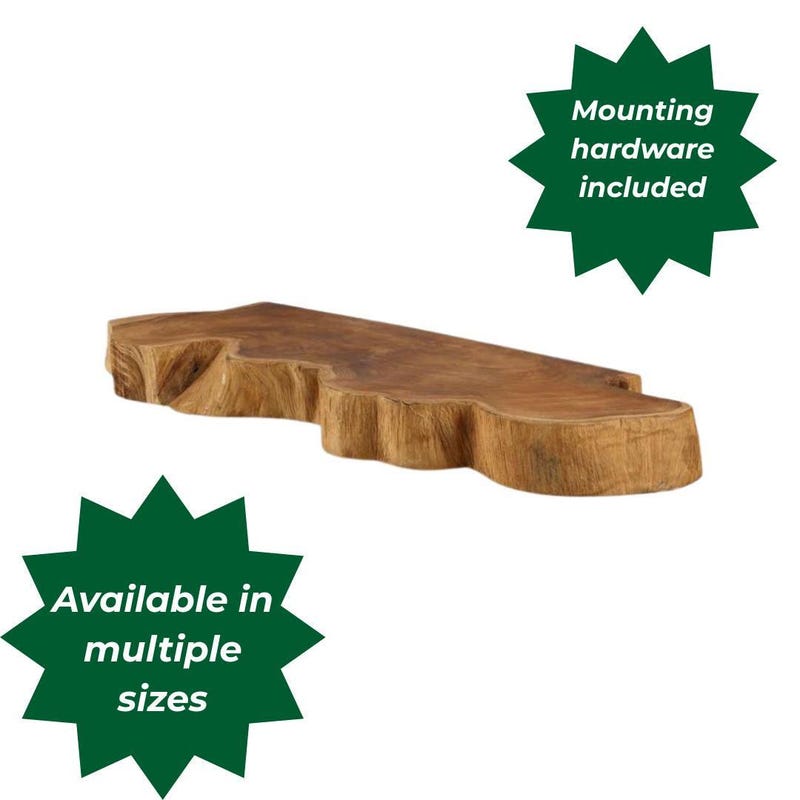 Live Edge Shelf - Etsy