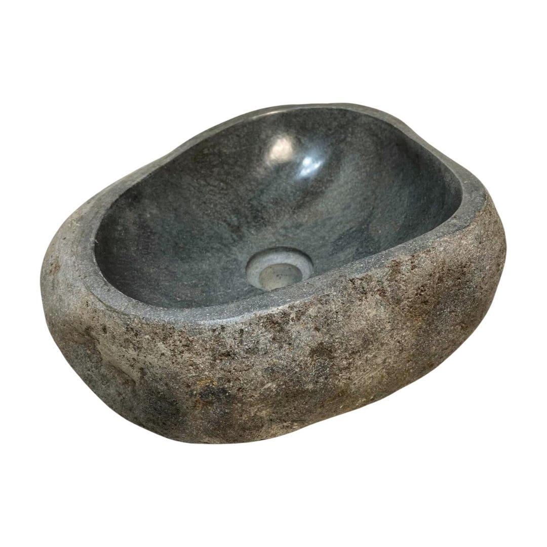 16 Natural Stone River Rock Vessel Sink - Etsy