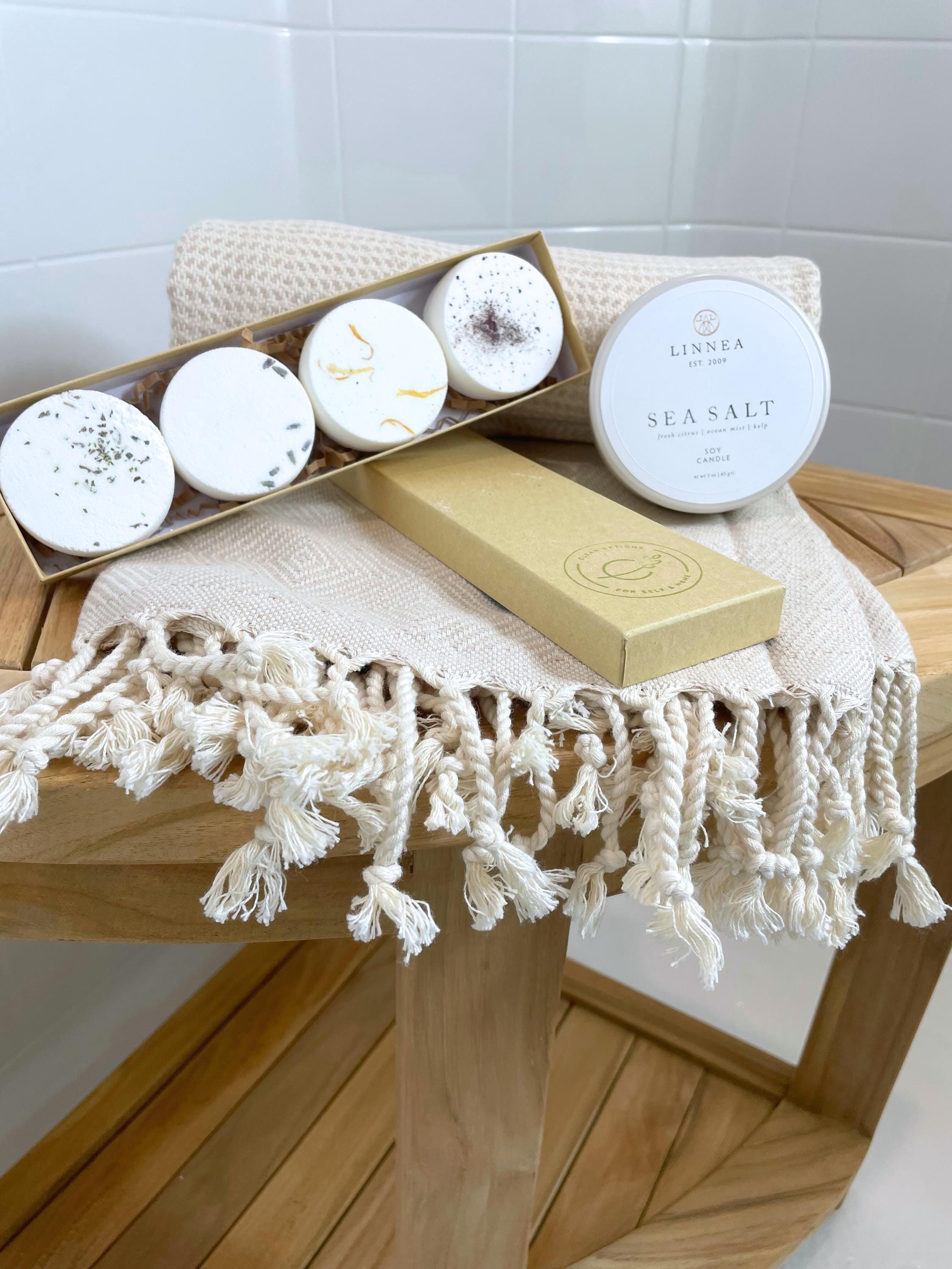 Corner Shower Bench Gift Set - Etsy