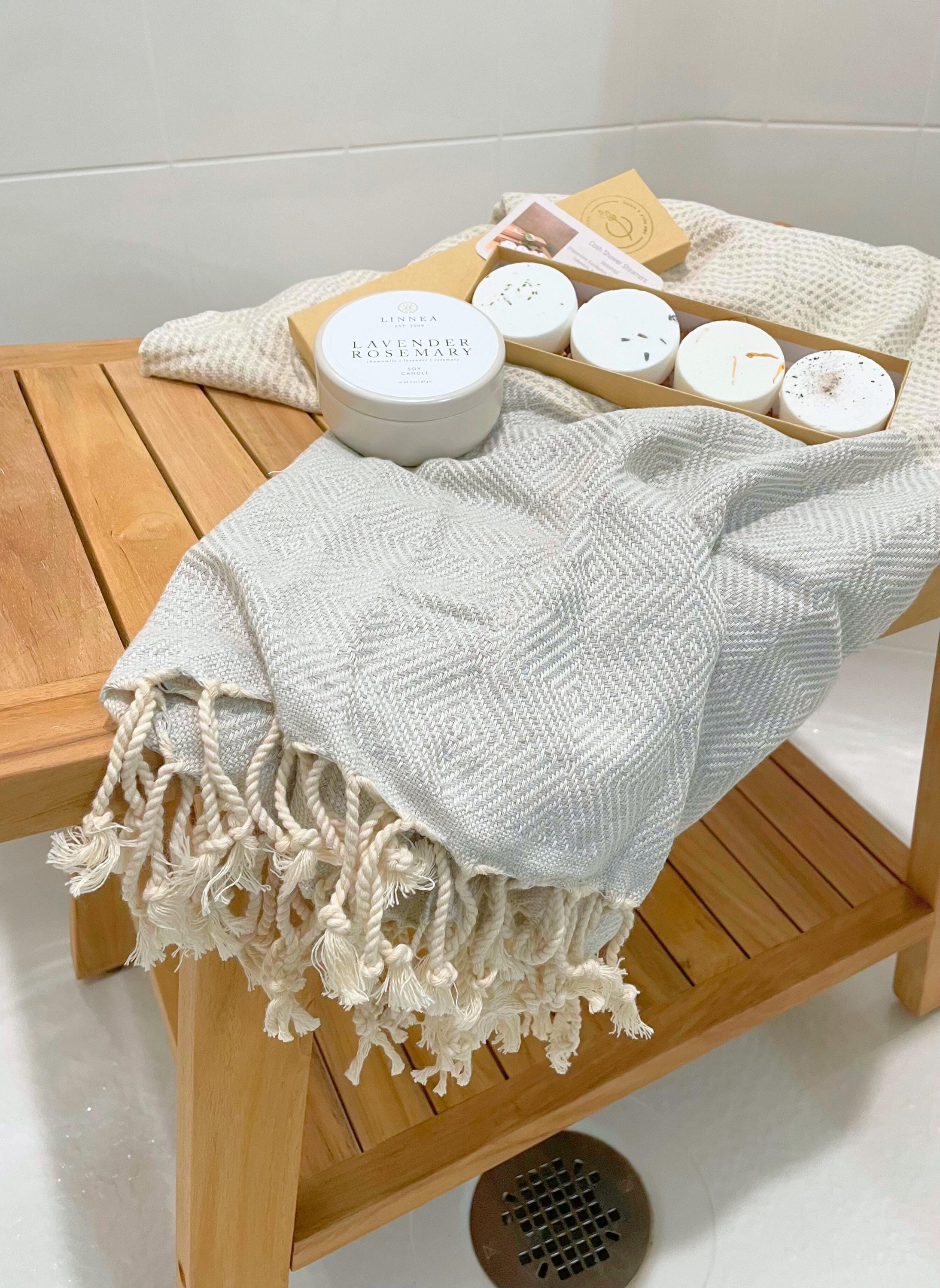 Teak Wood Shower Bench Gift Box - Etsy