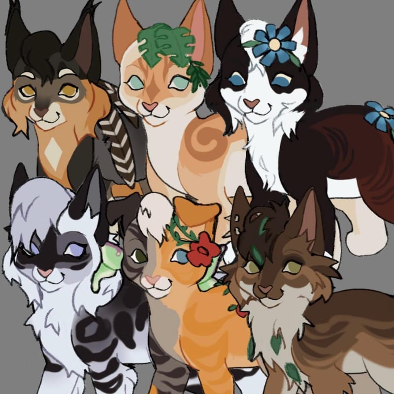 Warrior Cats Cat Base - Etsy
