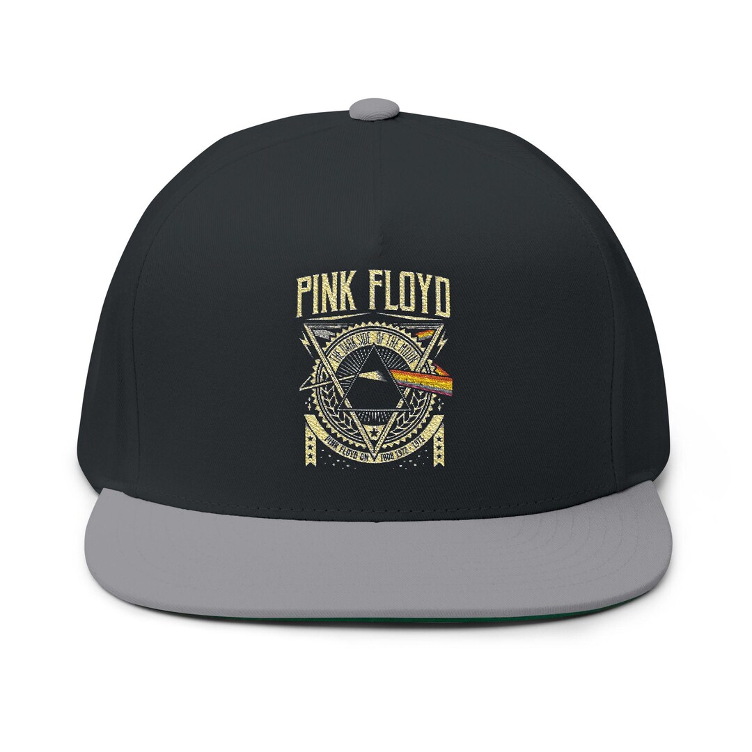 Pink Floyd Prism Logo Cap | Embroidered Flat Bill Snapback - Etsy