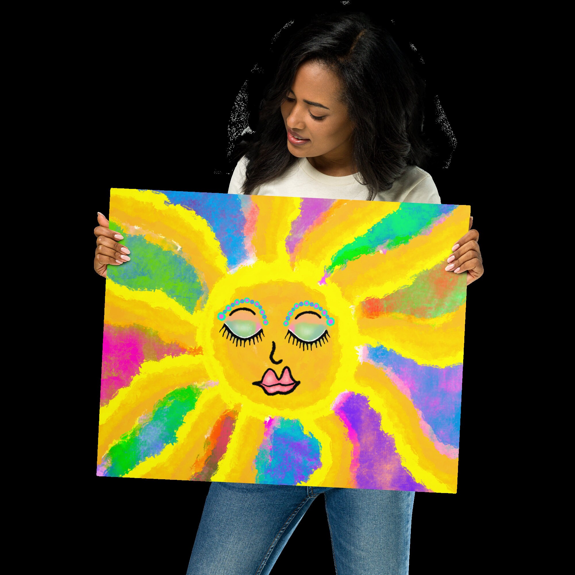 Boho Sun Metal Sign - Etsy