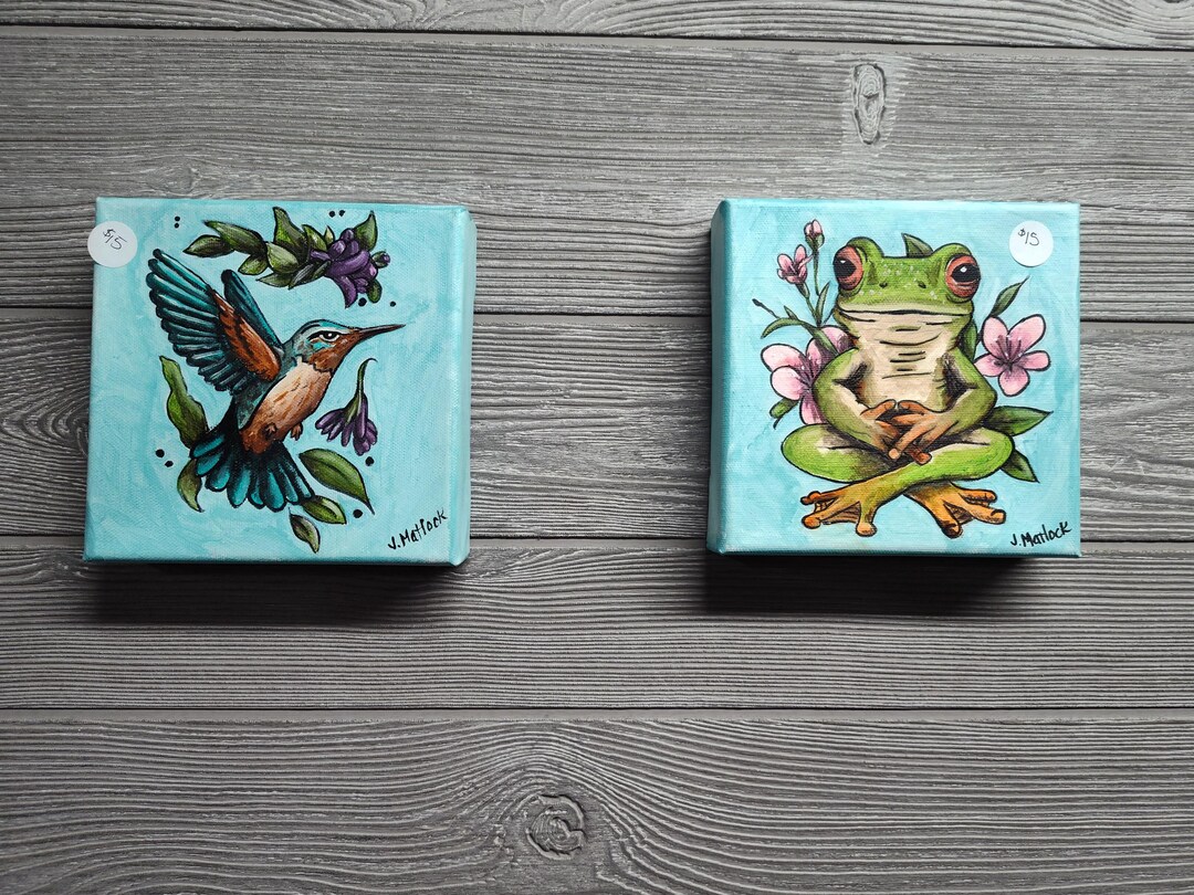 Small Animal Paintings - Etsy