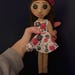 Personalized Doll: Handmade Mini Me Doll, Coraline Style, Button Eye ...