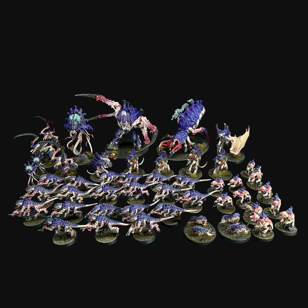 Tyranids Leviathan Army Warhammer 40k Painted Miniatures - Etsy