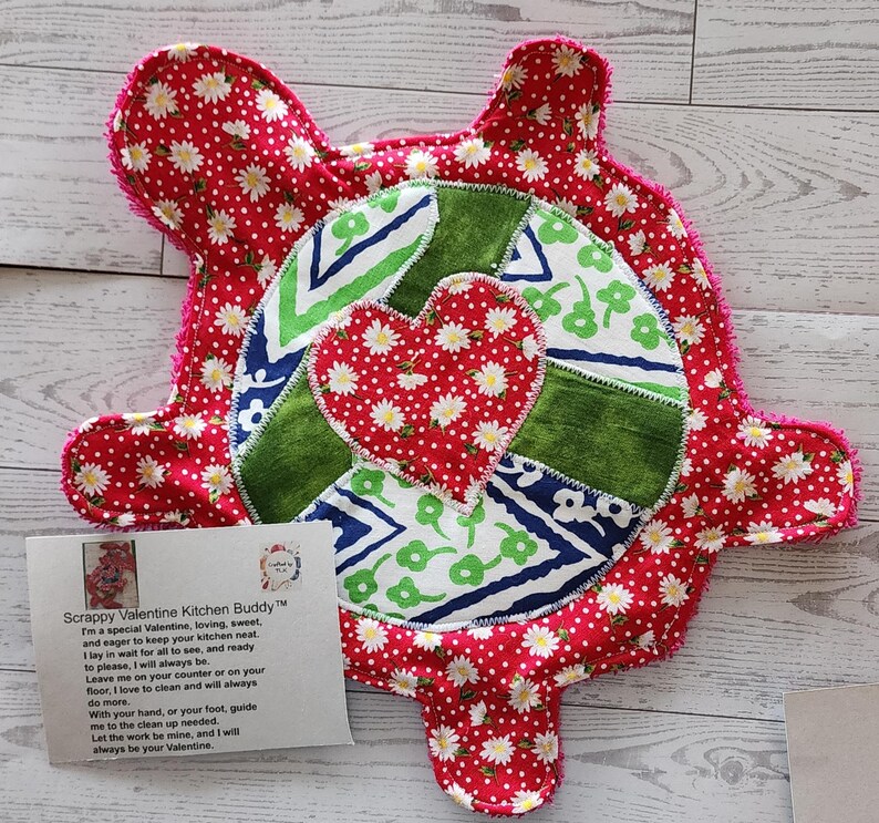 Original Scrappy Valentine Kitchen Buddy Tm-quick Spill Counter/floor ...