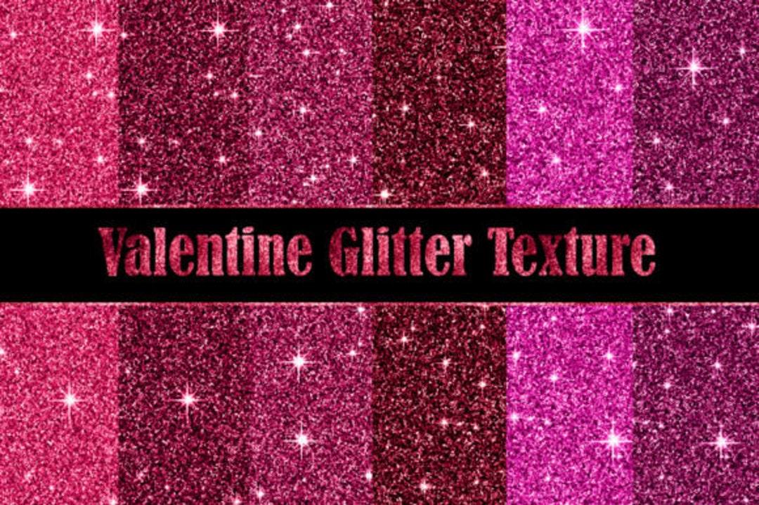 Valentine Glitter Digital Paper Junk Journal Kit Basic Papers Printable ...