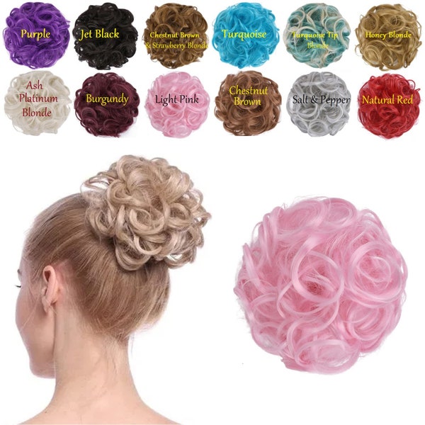 Faux Hair Chignon - Etsy