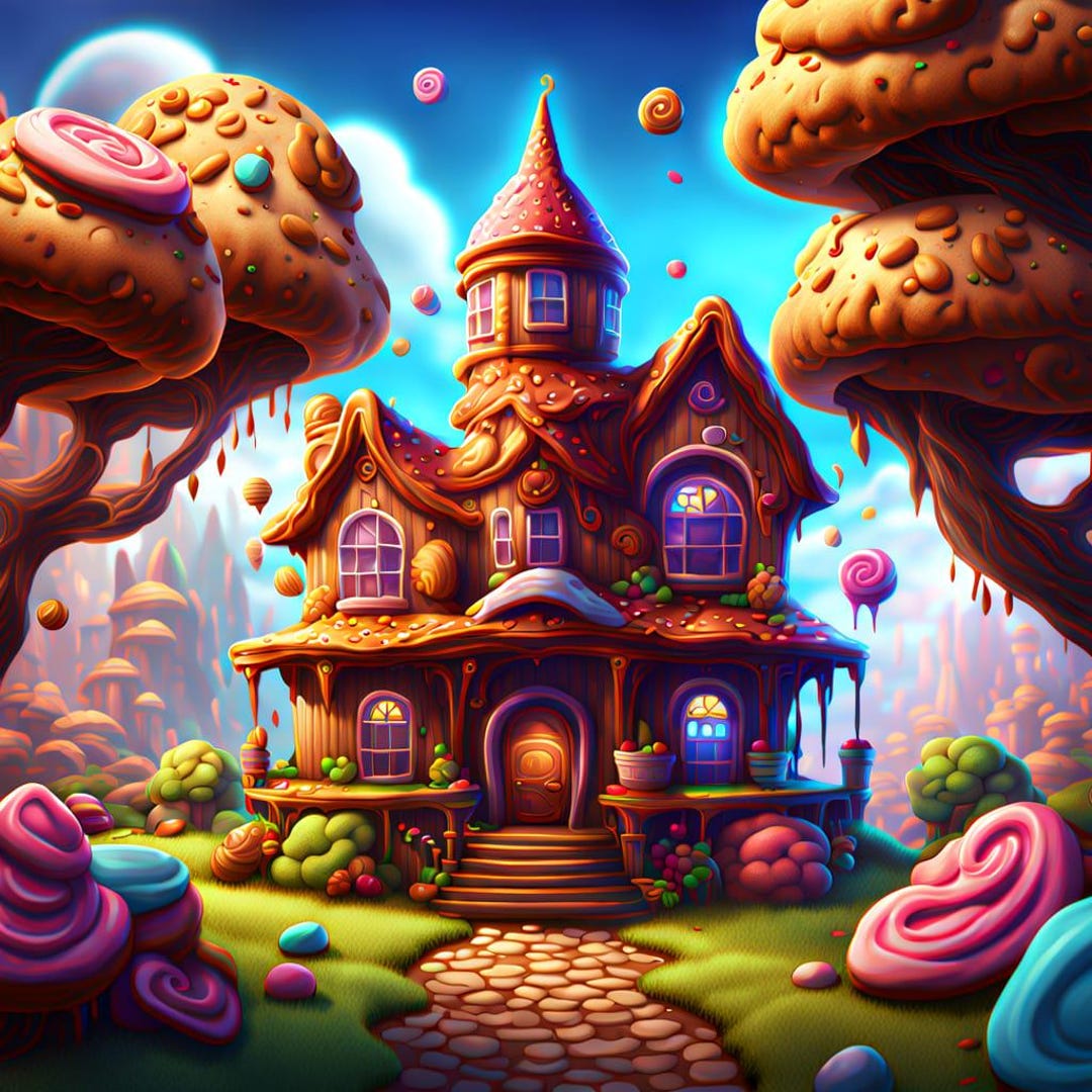 Fantasy Cookie and Candy Mansion Custom Made to Order in America ...