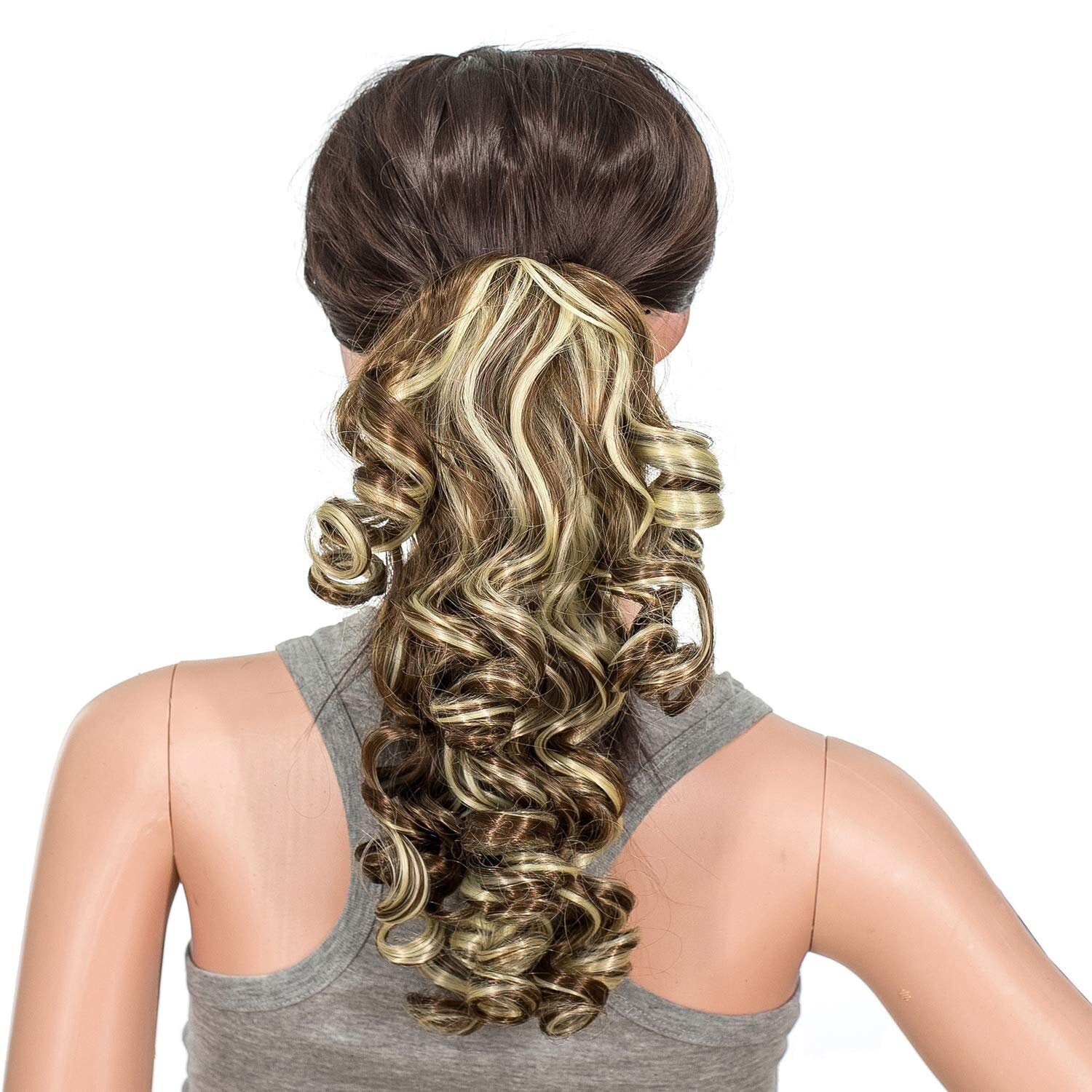 Sleek 12 Inch Ringlet Screw Curls Claw Clip Ponytail - Etsy