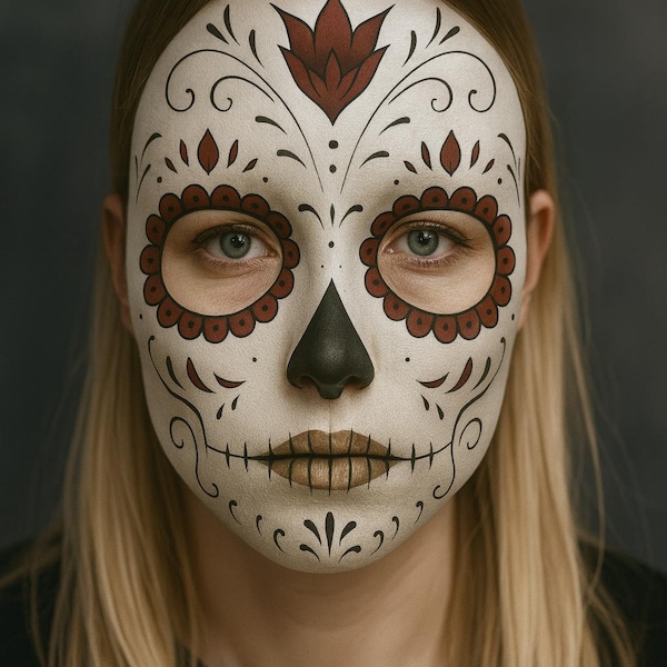 Dia De Los Muertos Mask - Etsy