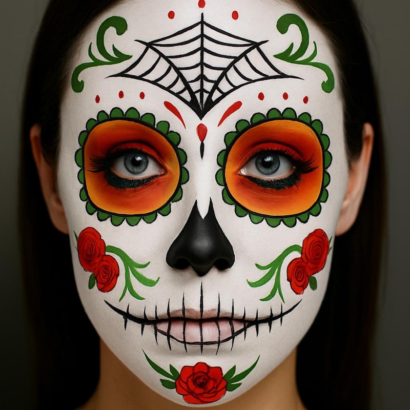 Dia De Los Muertos Mask - Etsy