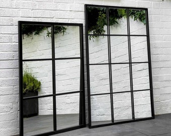 Large Industrial Mirror - Etsy