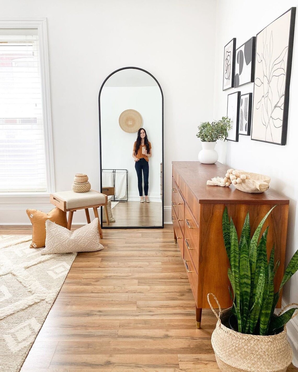 Arched Full Length Mirroru Shape Mirrortall Mirrorirregular - Etsy