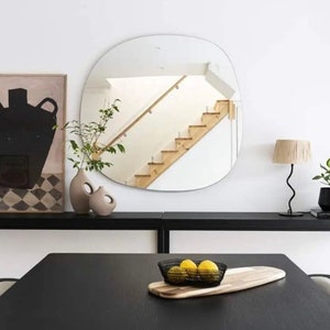 Ufisy Irregular Mirror Wall Decor Home Design Asymmetrical Decorative ...