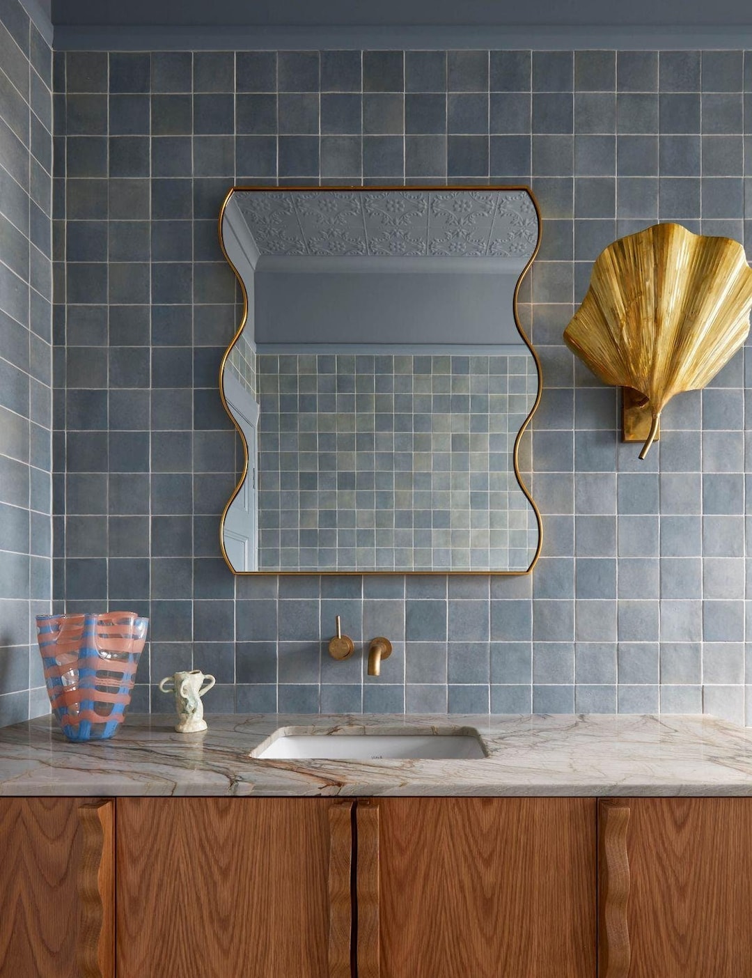 Austin Asymmetrical Vanity Mirror Irregular Home Decor Mirror Aesthetic ...