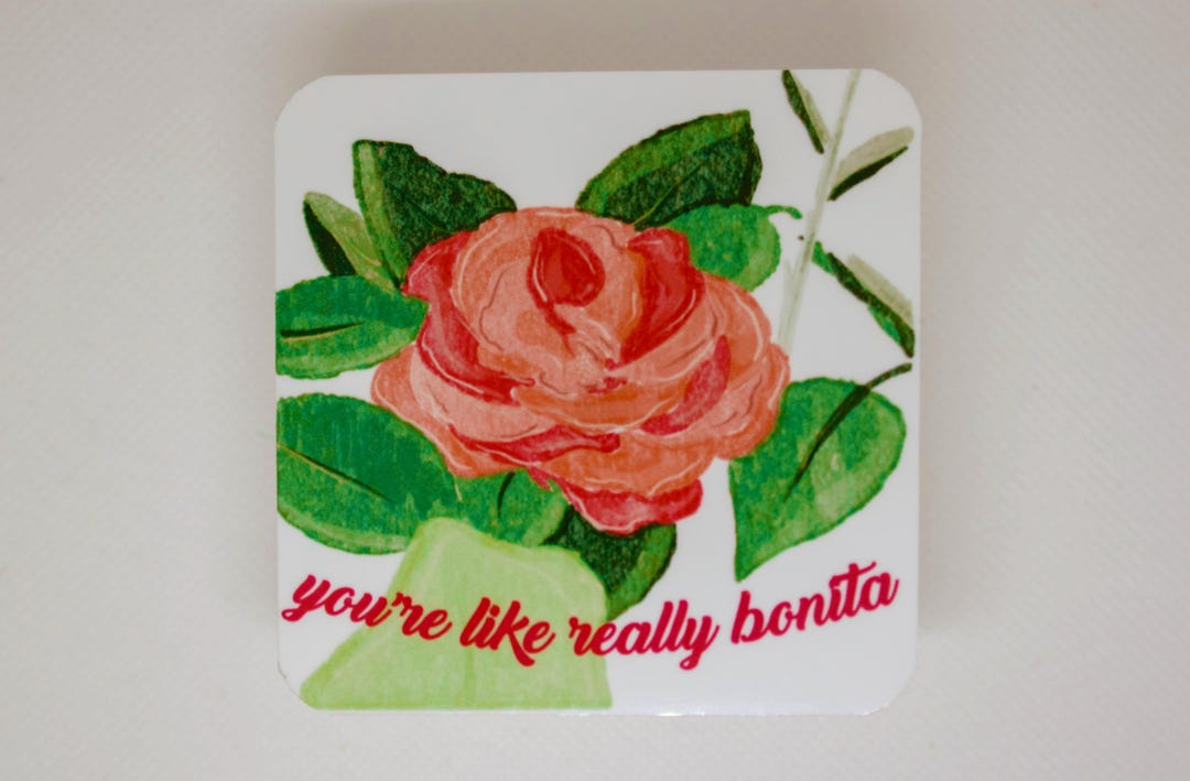 You’re Like Really Bonita Sticker – Floral Waterproof Sticker - Etsy