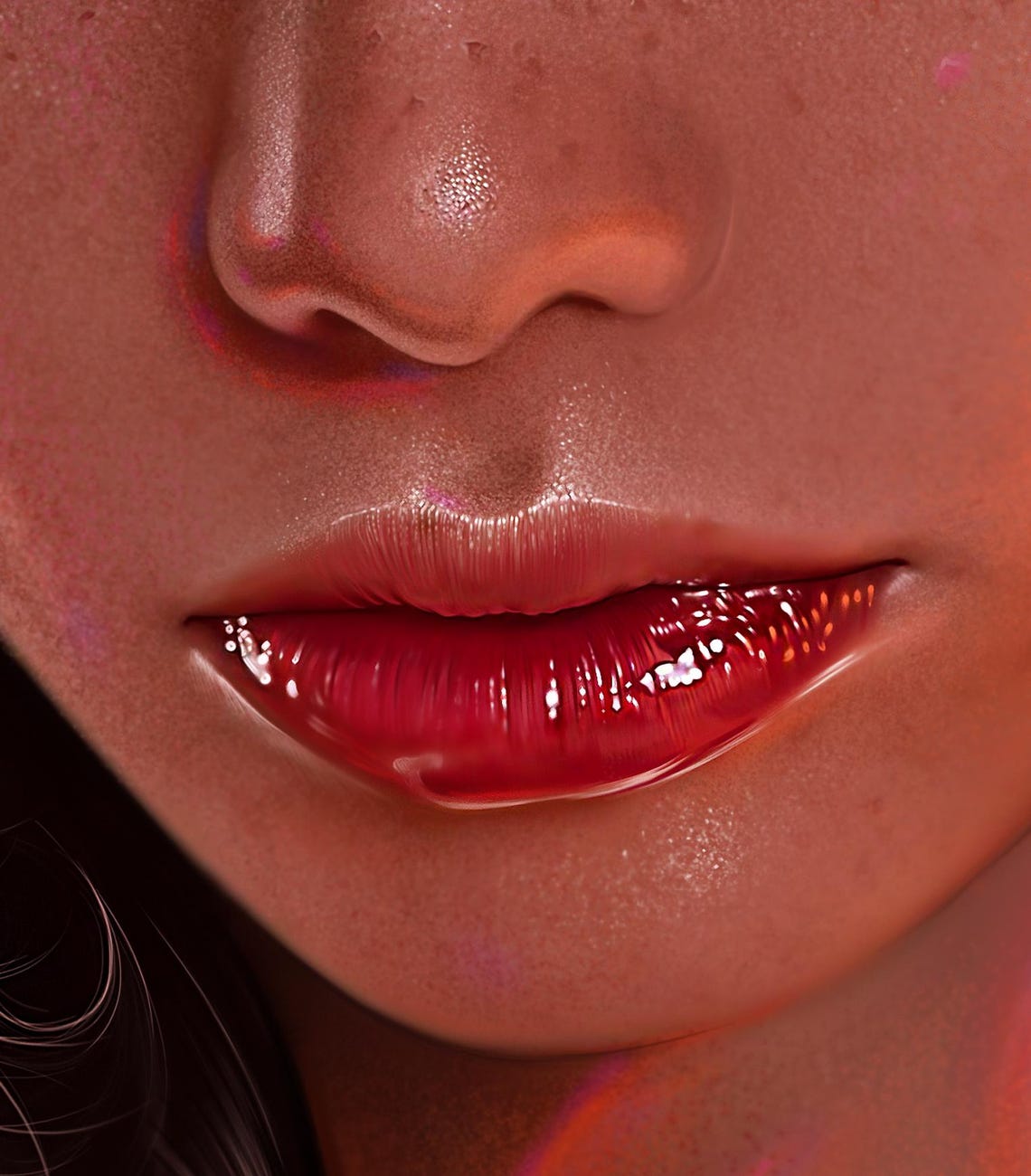 Lip Stamp Brushes for Photoshop and Procreate - Etsy