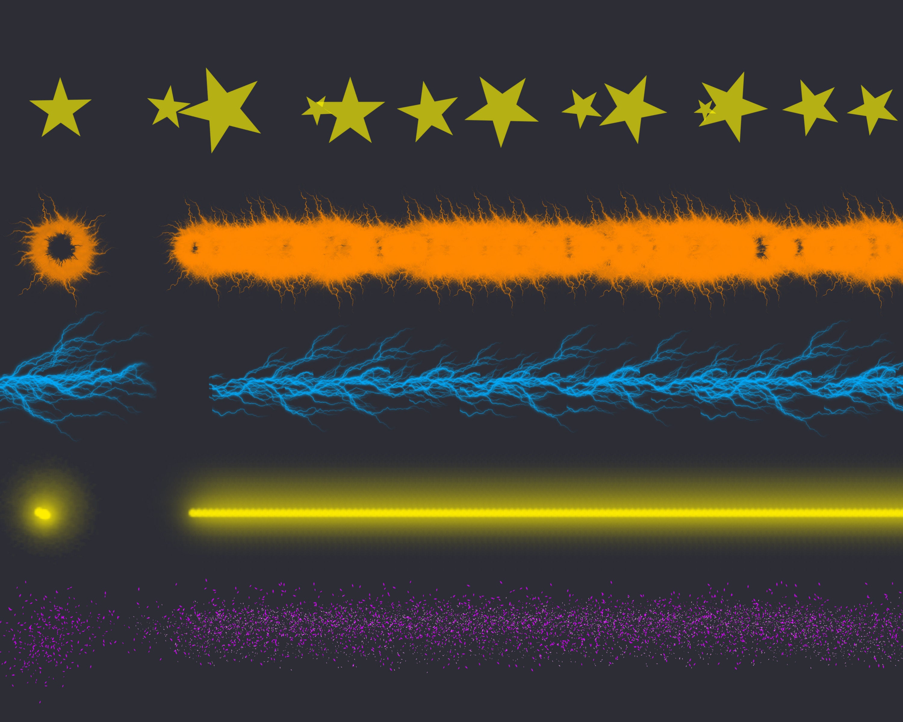 Magic Effect Brushes for Photoshop and Procreate - Etsy