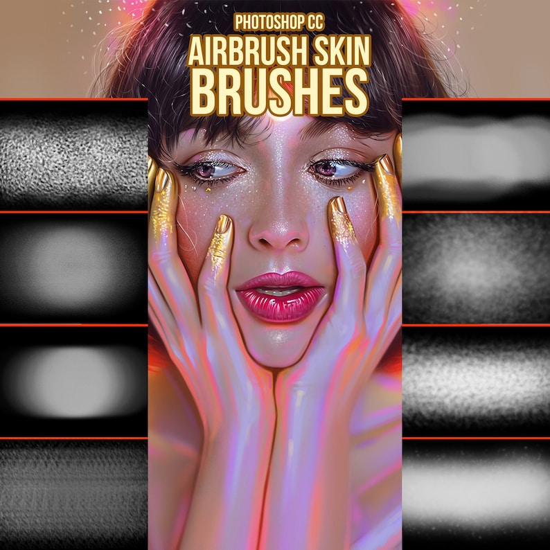 Airbrush Skin Brushes for Photoshop and Procreate - Etsy