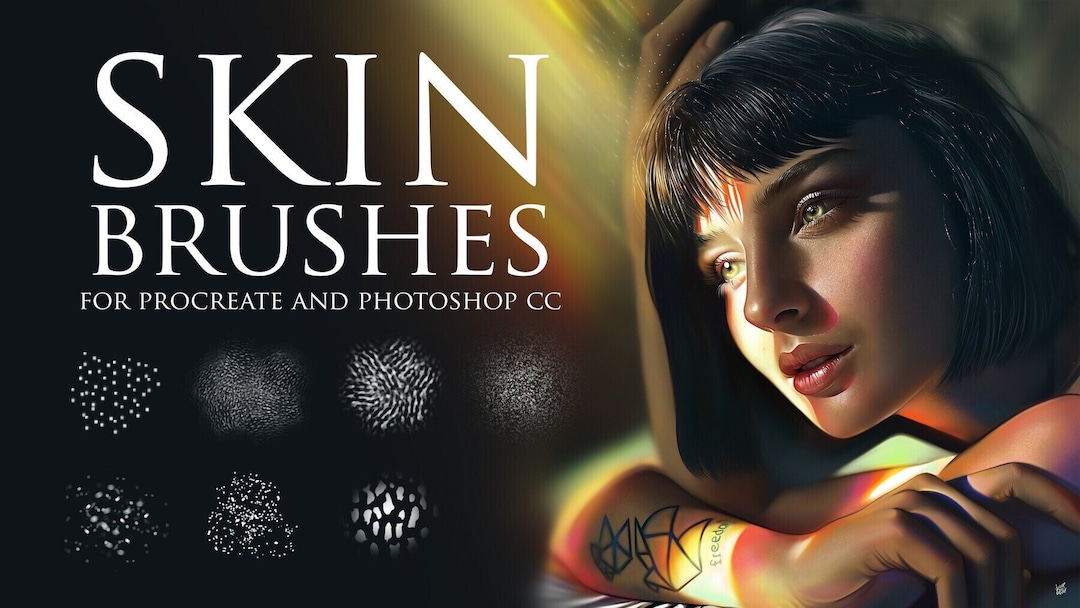 Skin Brushes for Photoshop and Procreate - Etsy