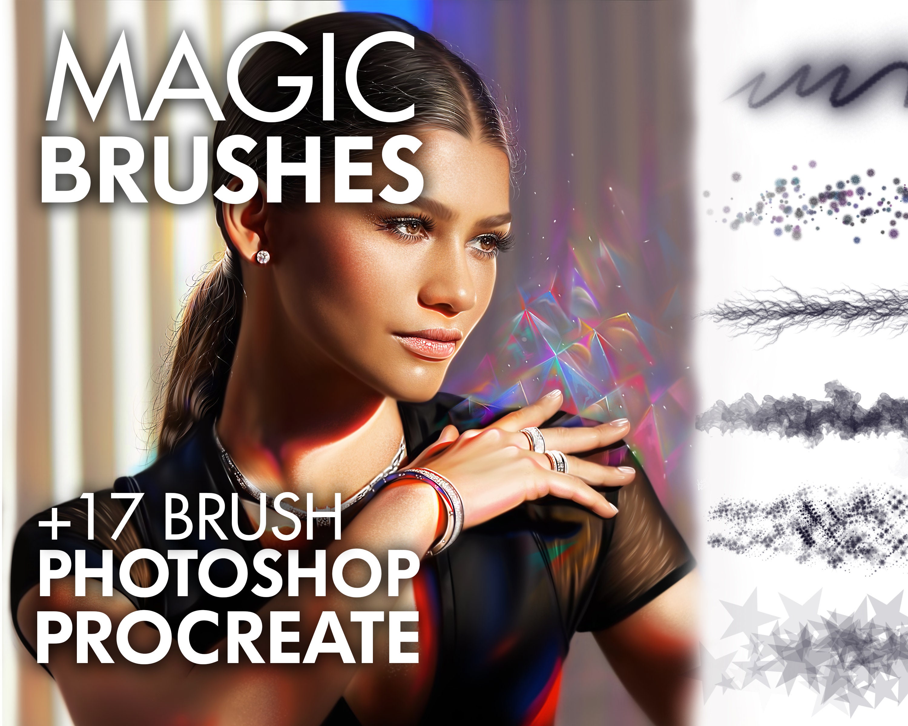 Magic Effect Brushes for Photoshop and Procreate - Etsy