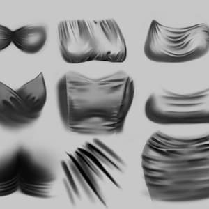 Creases Brushes for Photoshop and Procreate - Etsy