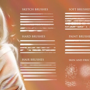 Portrait Brushes for Photoshop and Procreate, Portrait Brush Bundle - Etsy