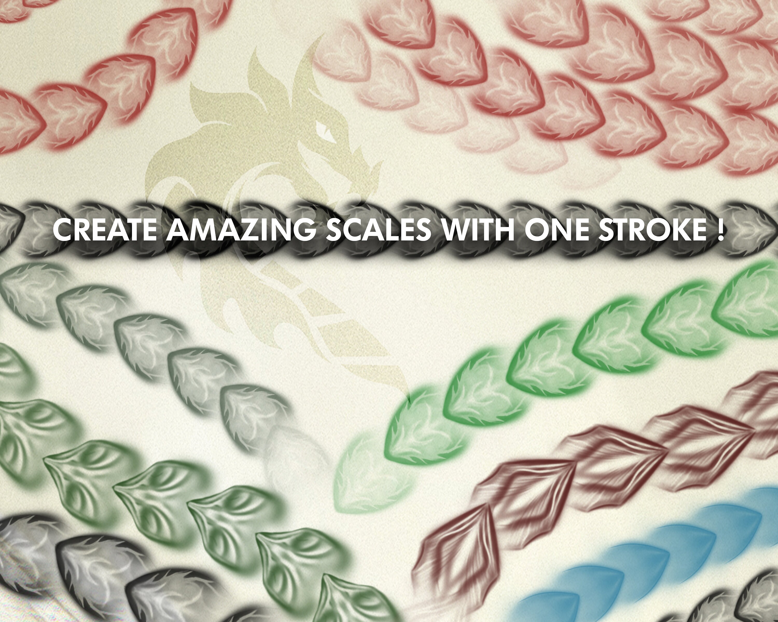 Dragon Brushes for Photoshop and Procreate - Etsy