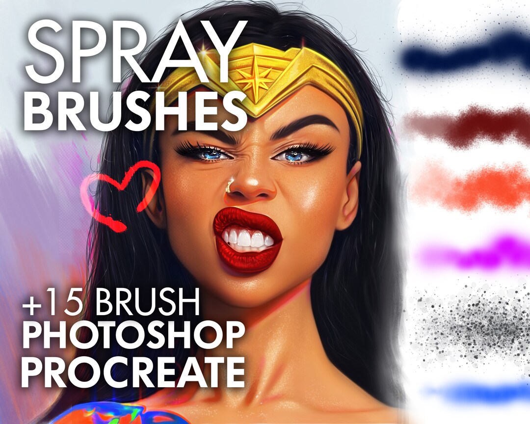 Spray Brushes for Photoshop and Procreate - Etsy
