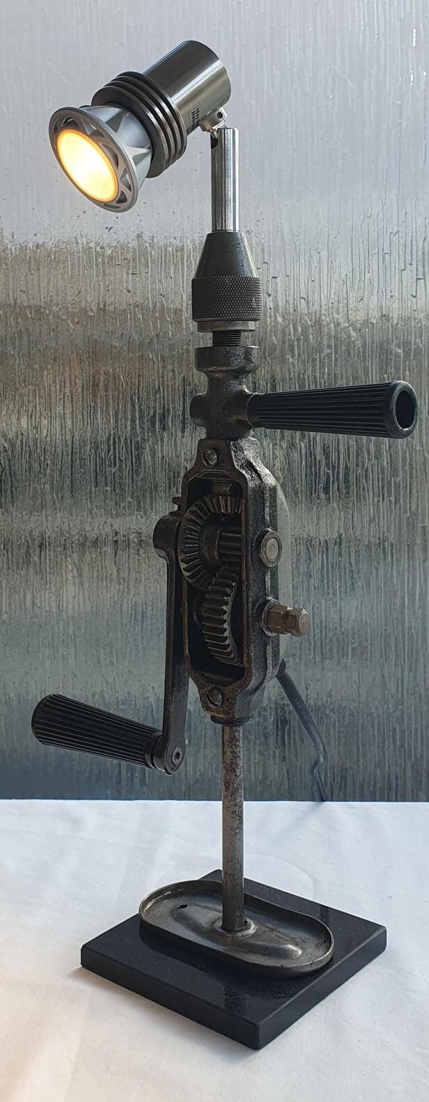 Bespoke Vintage Hand Drill Spot Light - Etsy