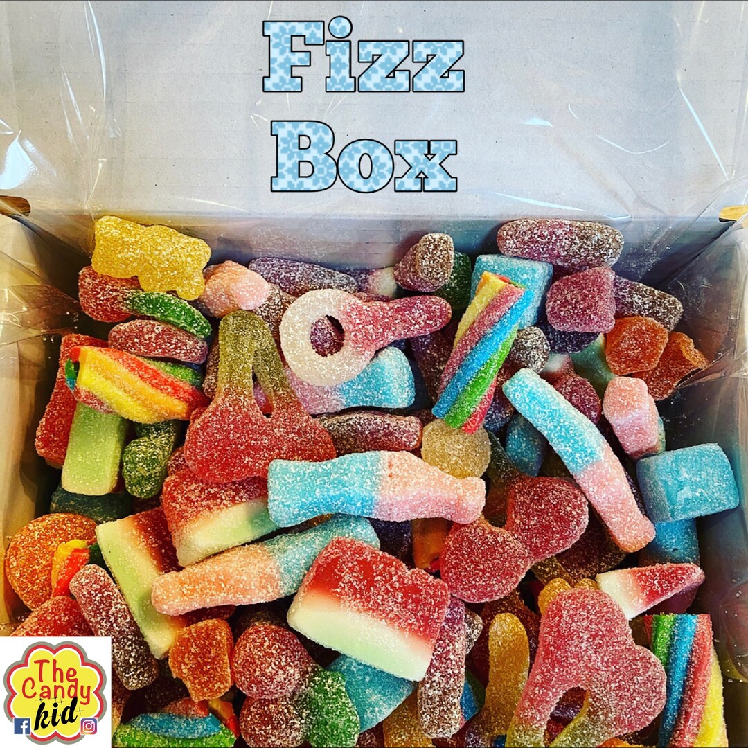 Fizzy Sweet Box (all Fizzy Sweets) 500g/750g/1kg/1.5kg - Etsy