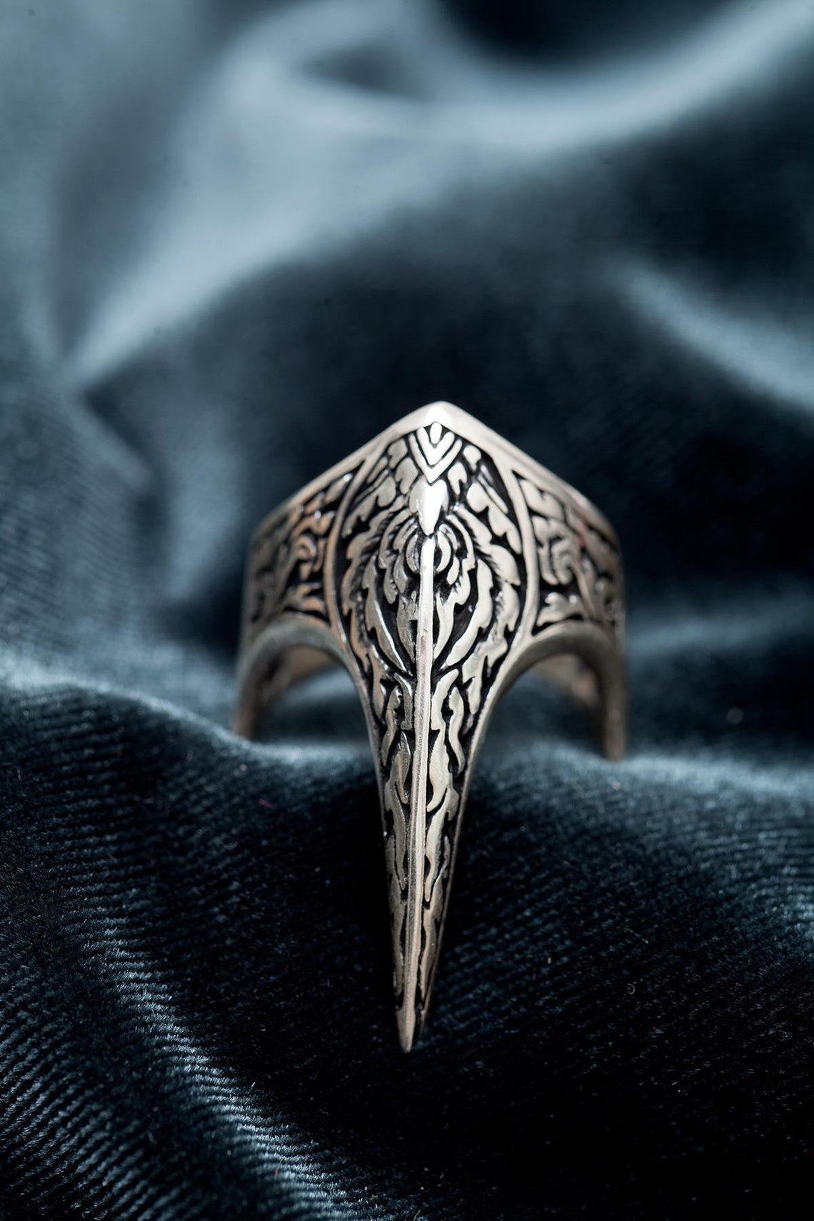 Turkish Ottoman Thumb Ring Solid 925 Sterling Silver Men's - Etsy