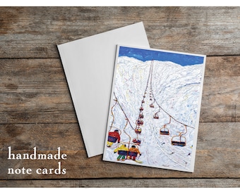 Snow Greeting Card | Etsy