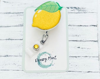 Lemon Badge Reel - Etsy