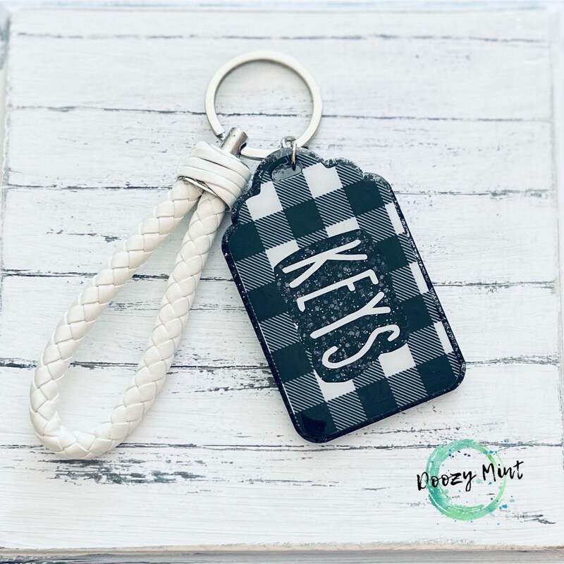 Rae Dunn Keychains - Etsy