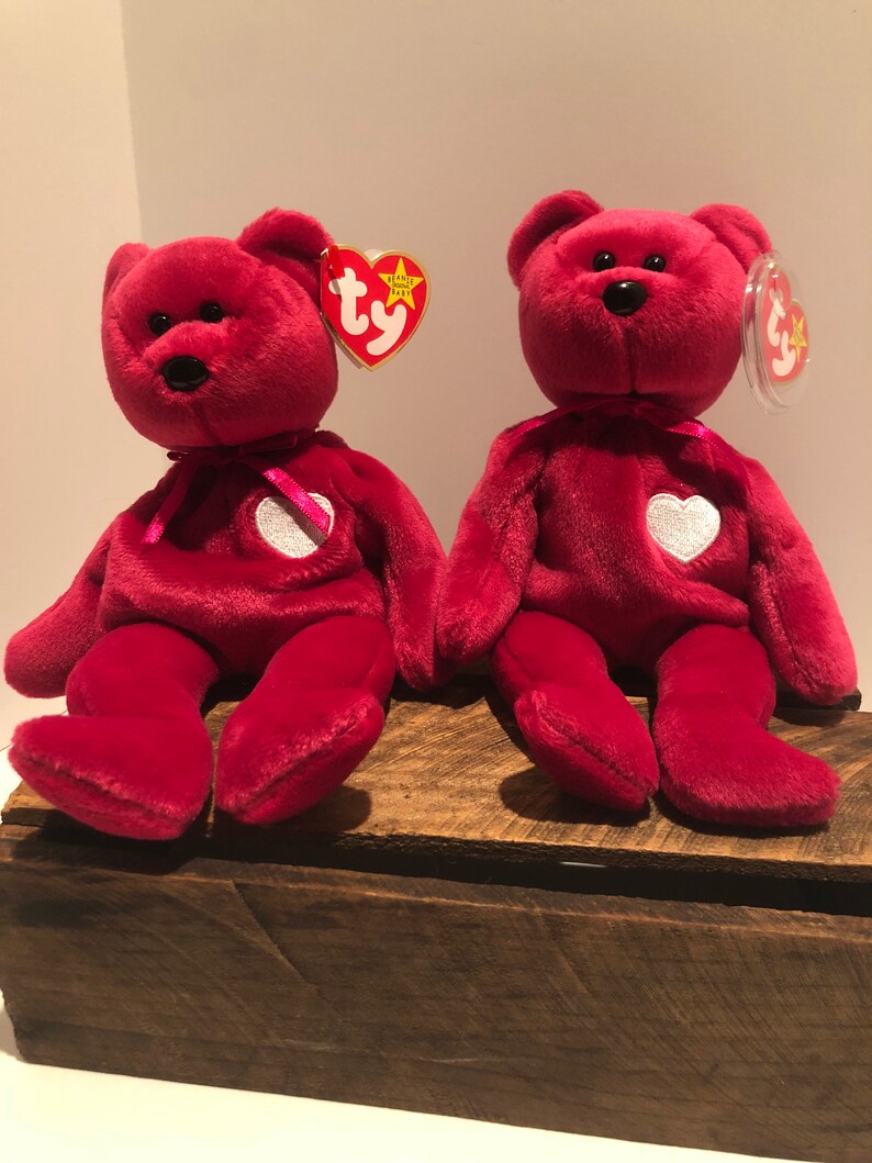 Ty Beanie Baby Valentine/february Collection - Romance -smooch ...