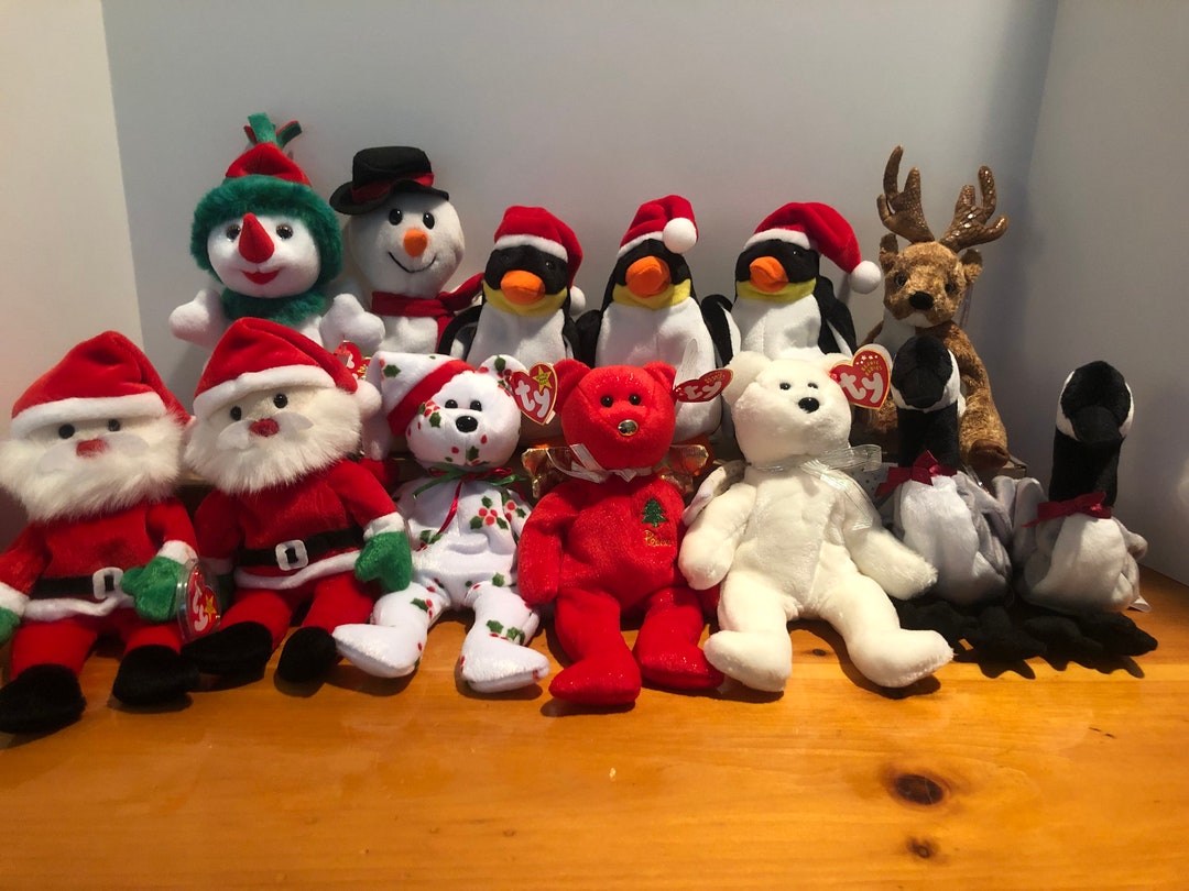 Christmas Holiday TY Beanie Babies Plush Choice Of - Etsy