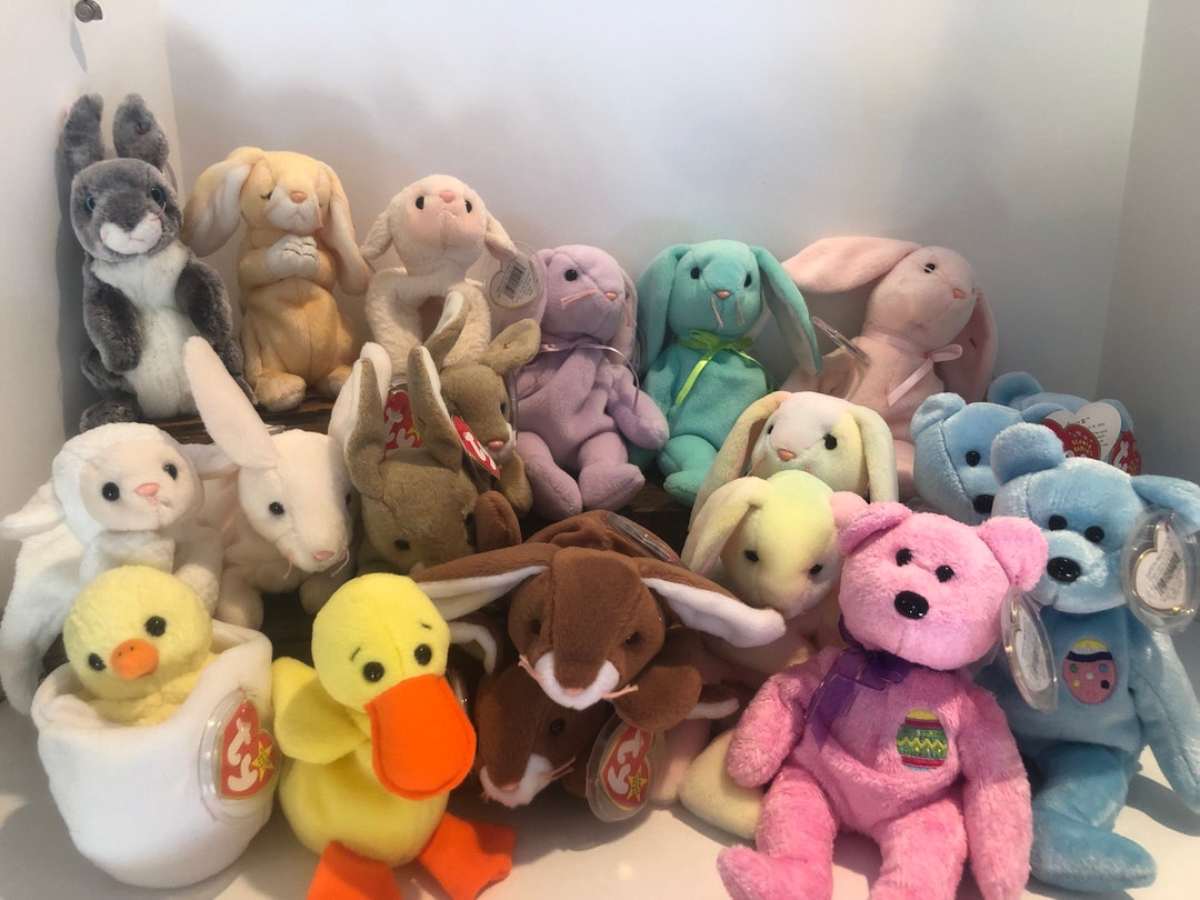 Vintage Beanie Babies Easter Collection Your Choice Eggs Ii-eggs ...